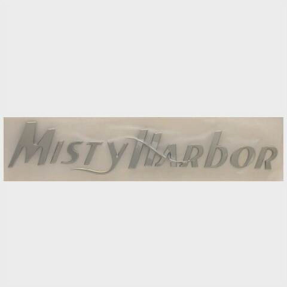 Misty Harbor Boat Raised Emblem Decal | Mirror 25 x 5 Inch Sticker ...