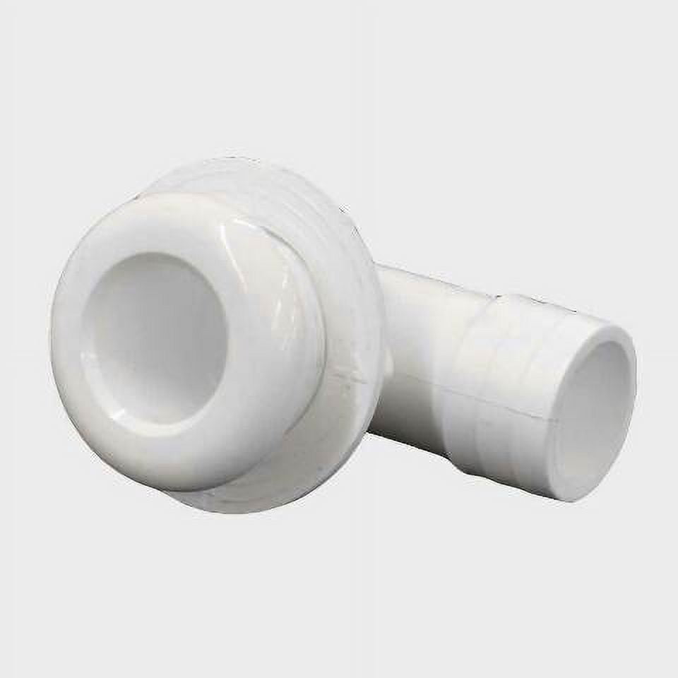 Misty Harbor Boat Thru Hull Fitting | 1 1/8 White Plastic - Walmart.com