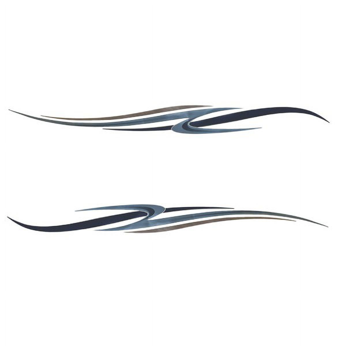 Misty Harbor Boat Vinyl Decal 001626-Blue | Royale Stickers (Set of 2 ...