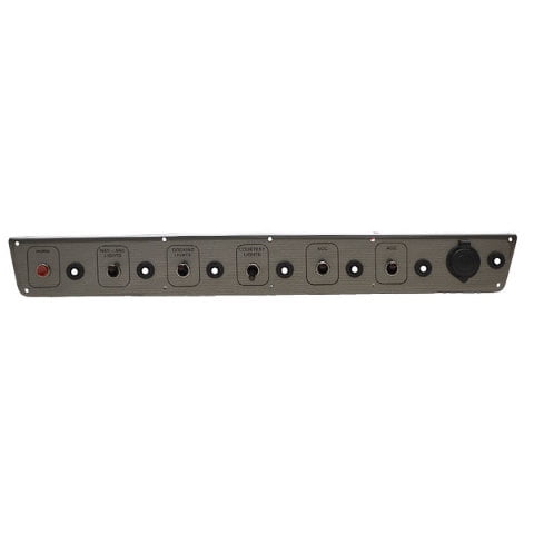 Misty Harbor Pontoon Boat Switch Panel | Toggle/Breaker Plastic ...