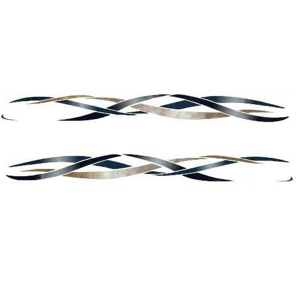 Misty Harbor Pontoon Boat Decal Sticker 1615 | 122 1/2 x 11 Inch (Set ...