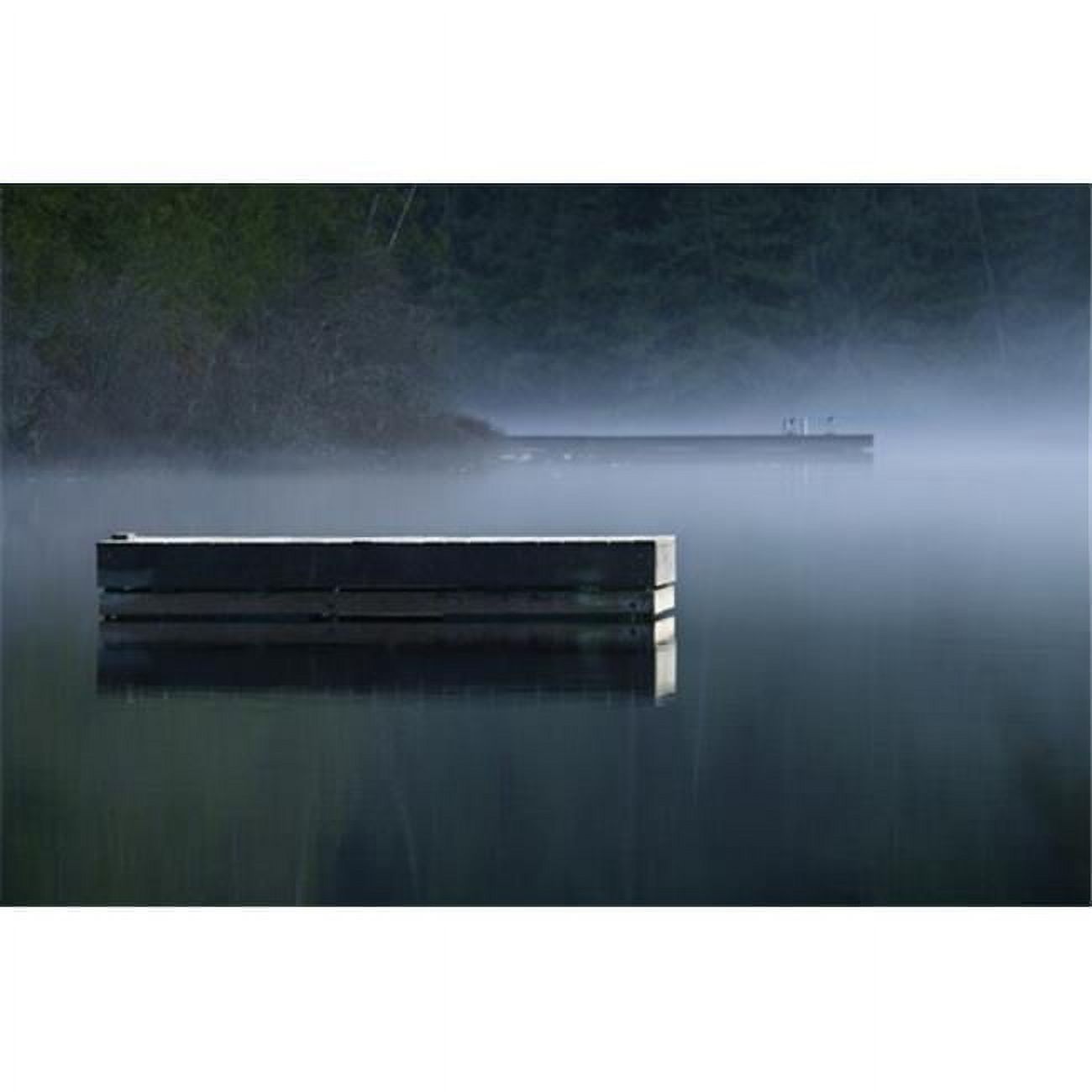 Misty Lake Poster Print by Raven Regan, 34 x 22 - Large - Walmart.com