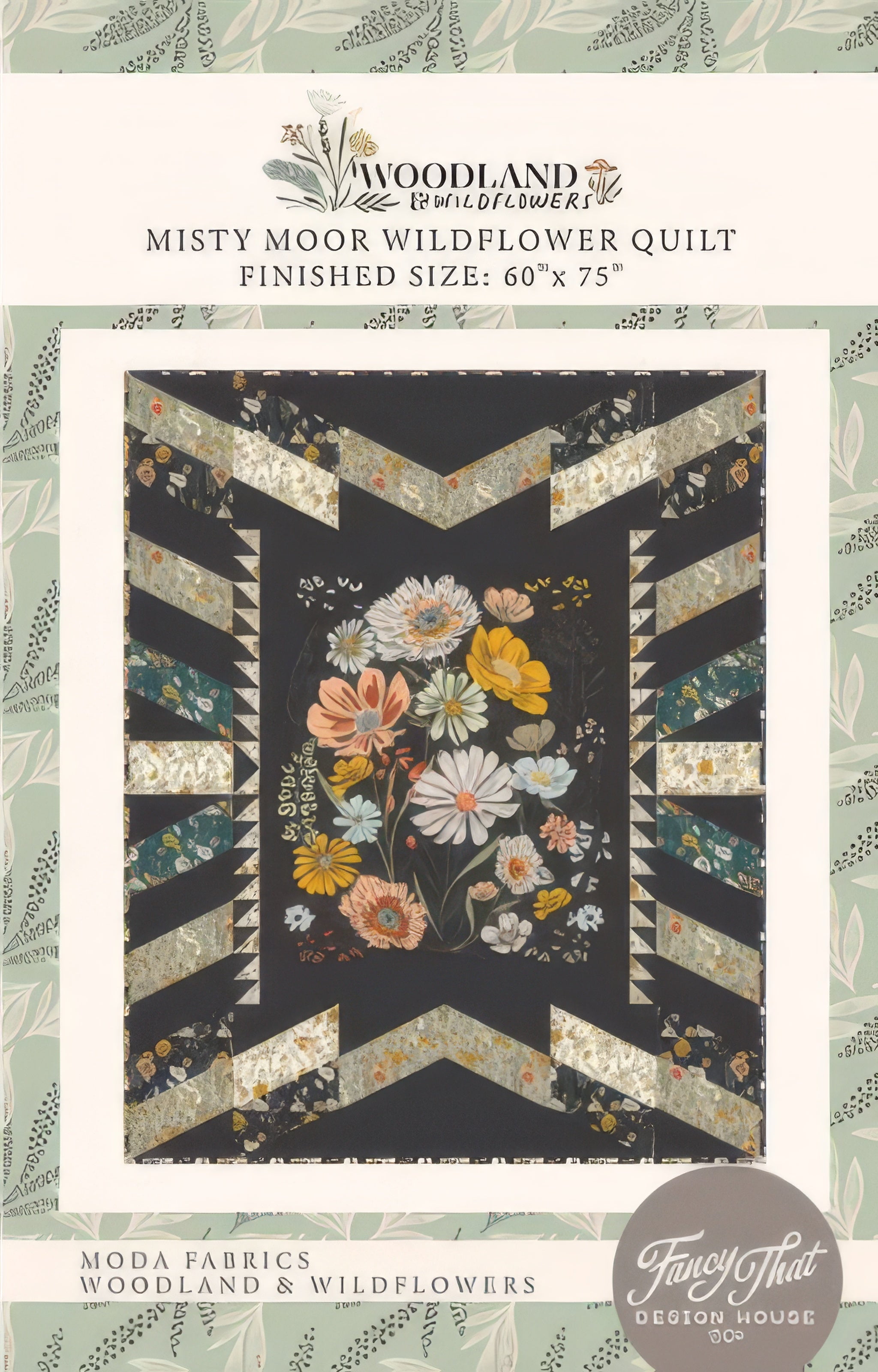 Misty Moor Wildflower Quilt Pattern by Fancy That Design - Walmart.com