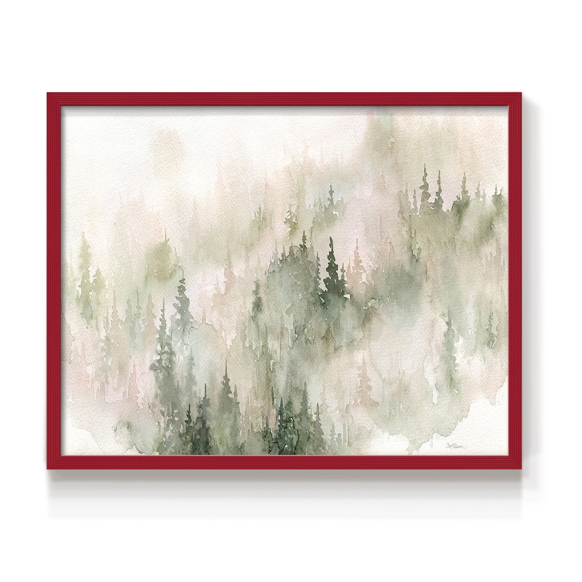 Misty Mountain Sides by Carol Robinson - Restickable Framed Giclée ...