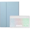 Mistyblue+White Backlit Keyboard Case for iPad Mini 6 / Mini A17 Pro ...