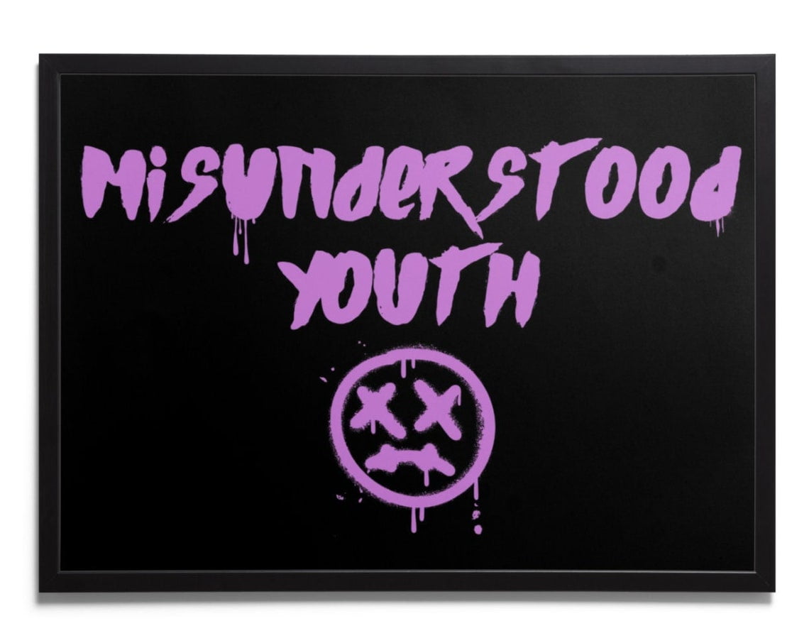Misunderstood Youth Print - Y2K 2000'S Rock Print, Nostalgia Trend ...