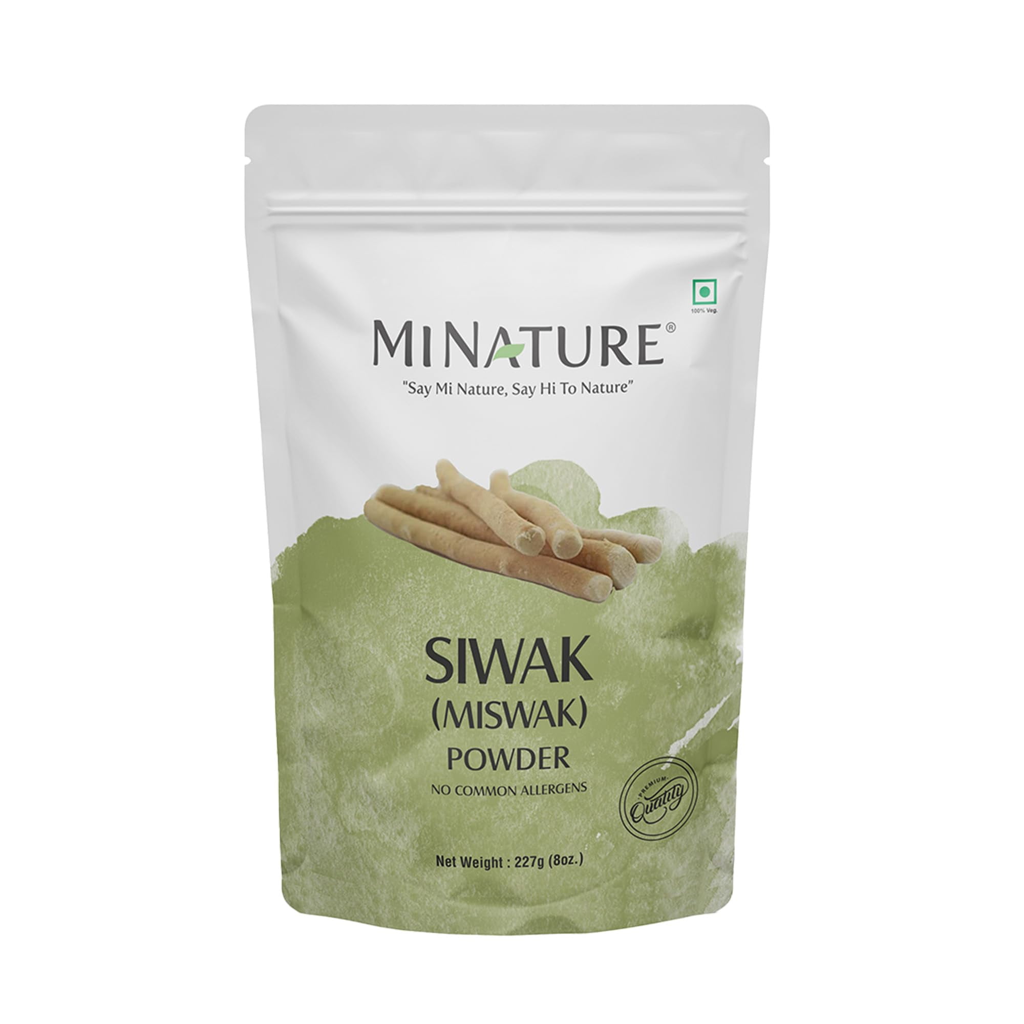 Miswak (Siwak) Powder by mi Nature | salvarado persica| 227g(8 oz) (0.5 ...