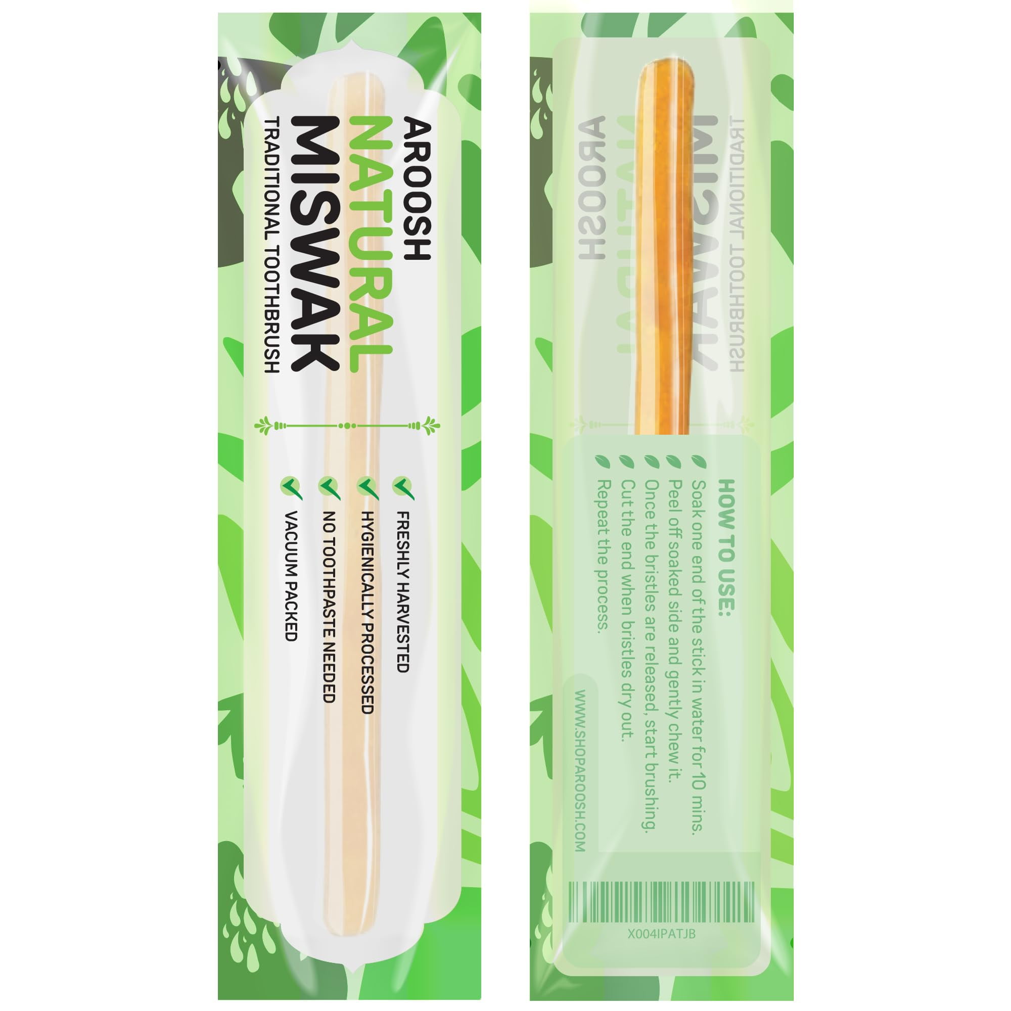 Miswak Sticks for Teeth KEF16 Organic | Siwak Toothbrush Sustainable ...