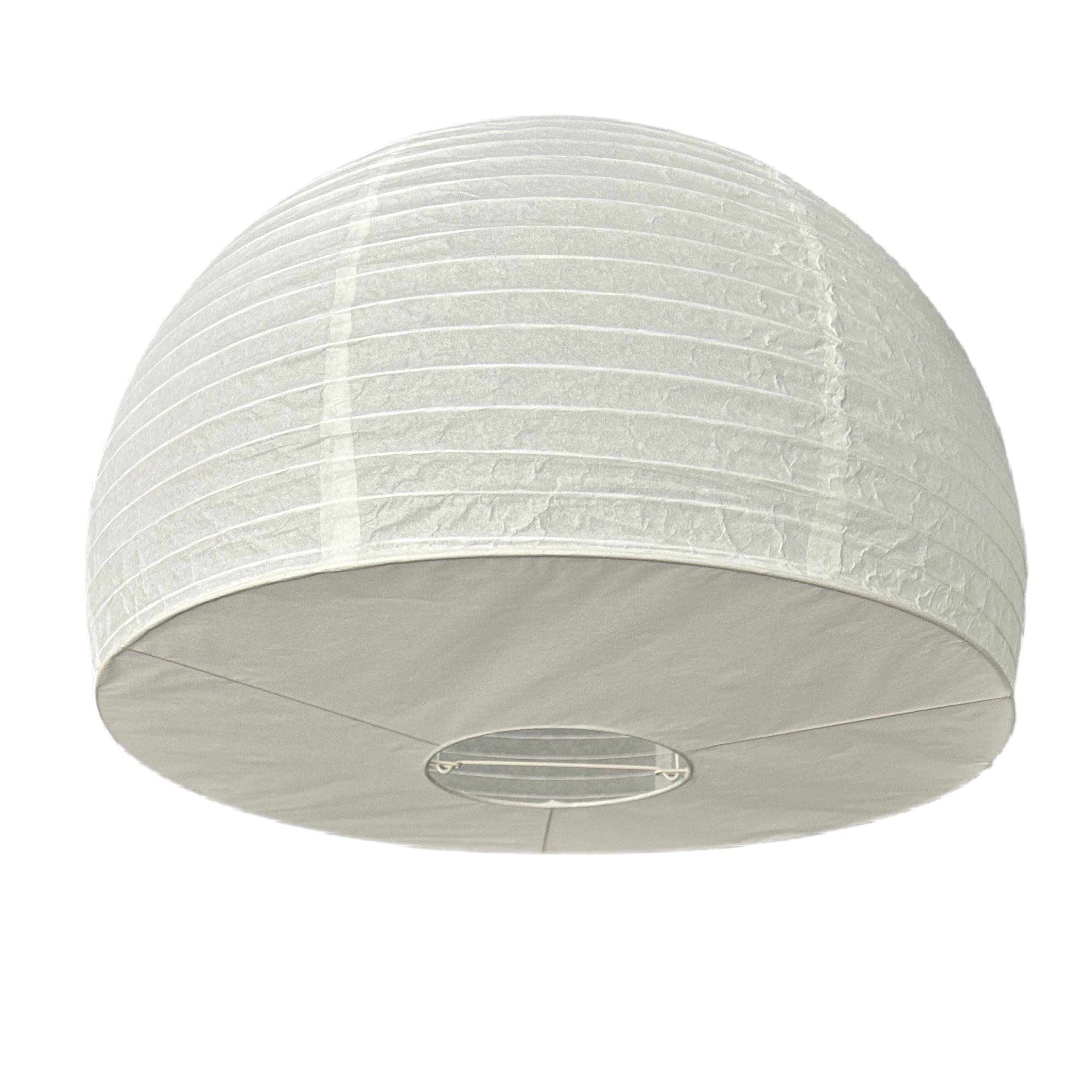 MitaVade Pendant Light Shade Modern Dome White Craft Cotton Paper Lamp ...