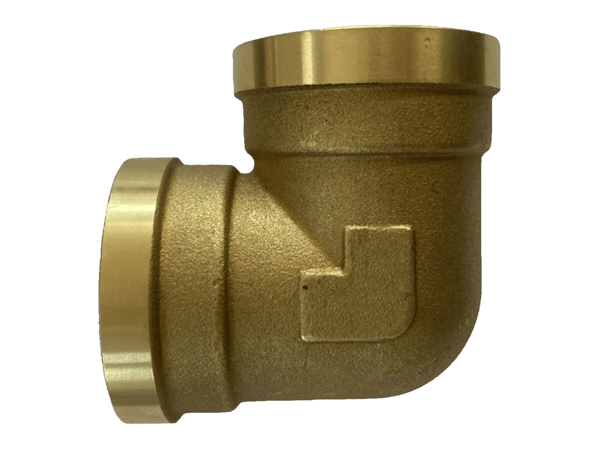 Mitachrome 1" FPT Brass Pipe Fitting 90-Degree Elbow - Perfect for ...
