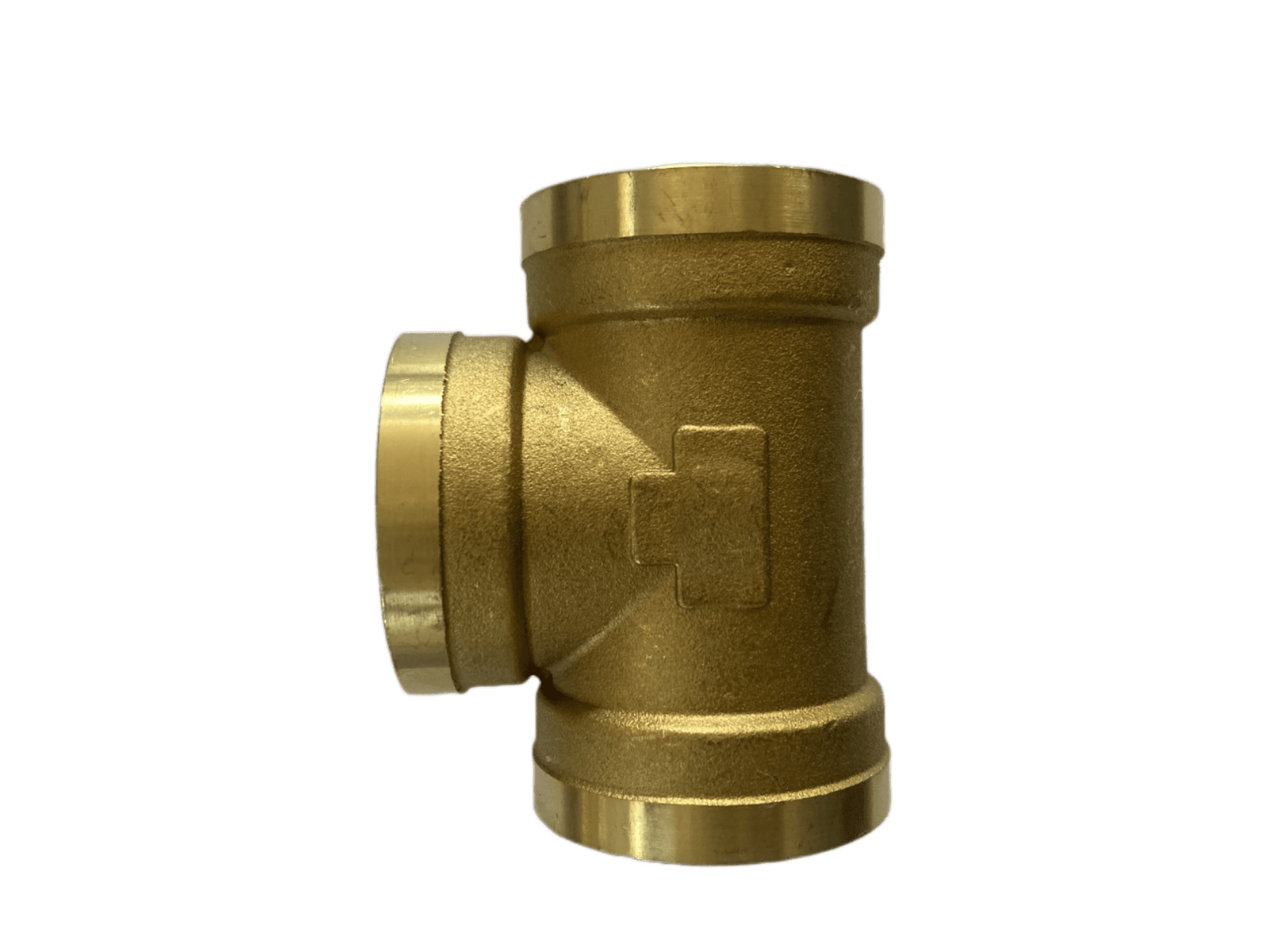 Mitachrome 3/4" FPT Brass Pipe Fitting Tee - Perfect for Plumbing ...