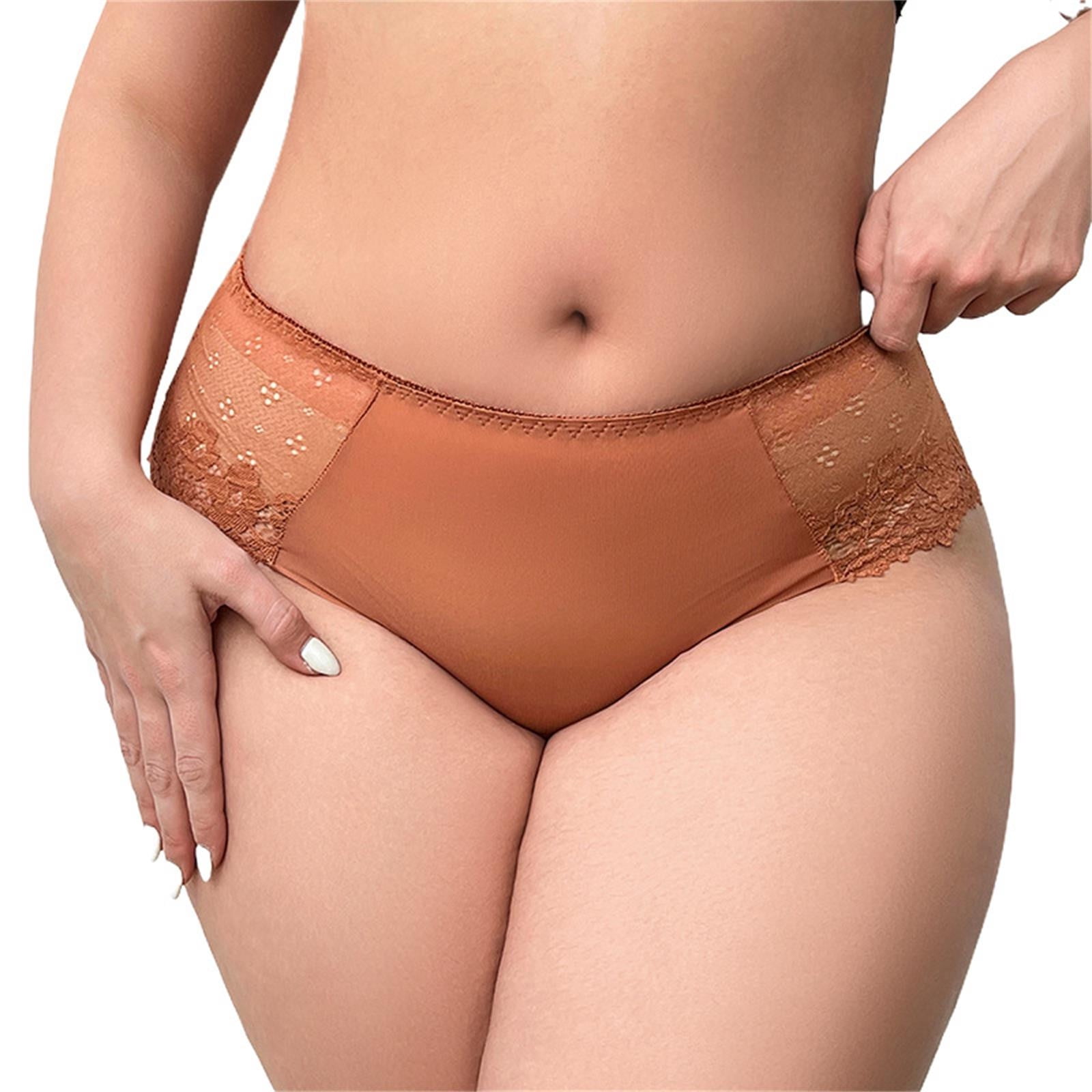Mitankcoo Briefs Panties For Ladies Plus Size Briefs Breathable Lace