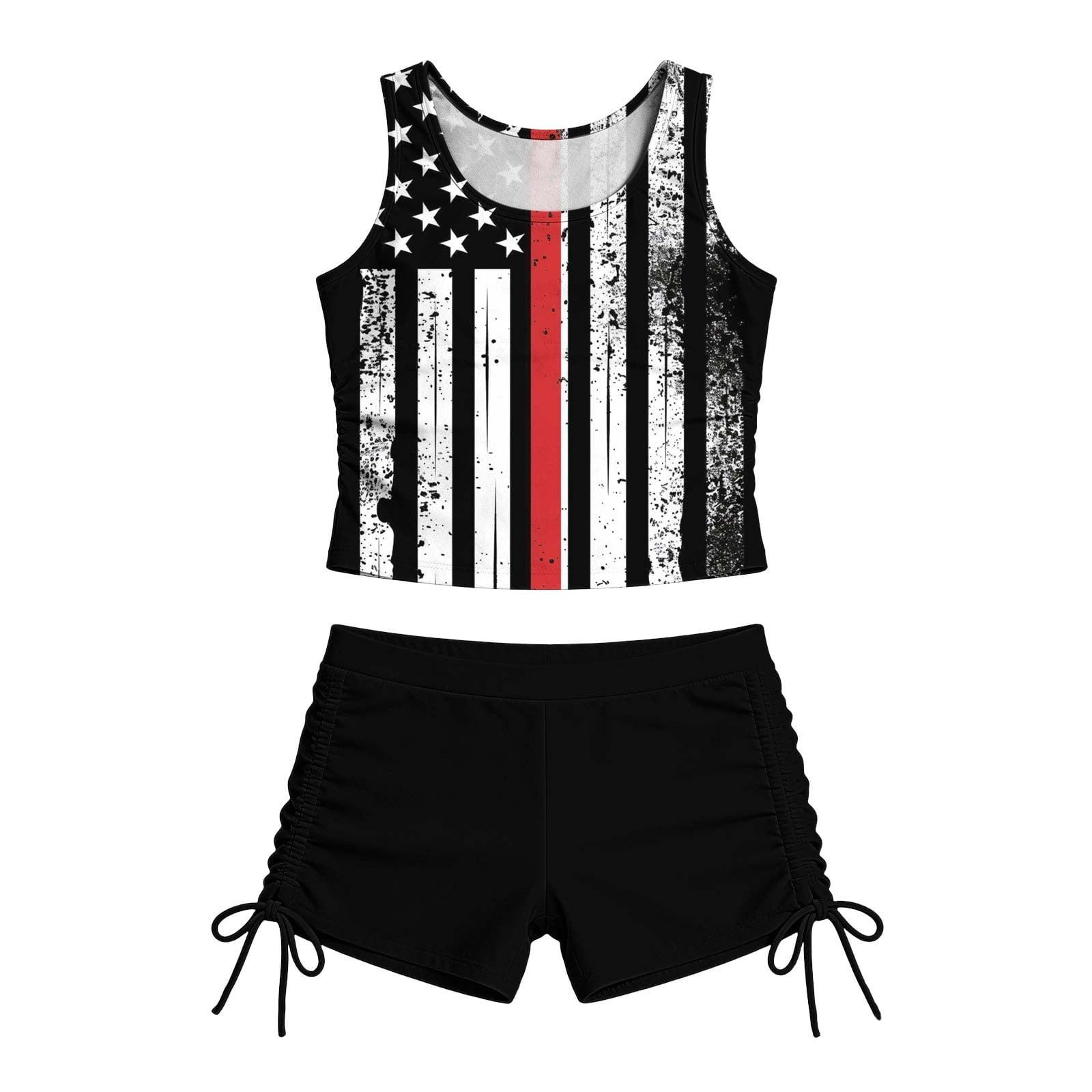Mitankcoo Girls 2 Piece Swimsuits 4th of July Print Bathing Suits for ...