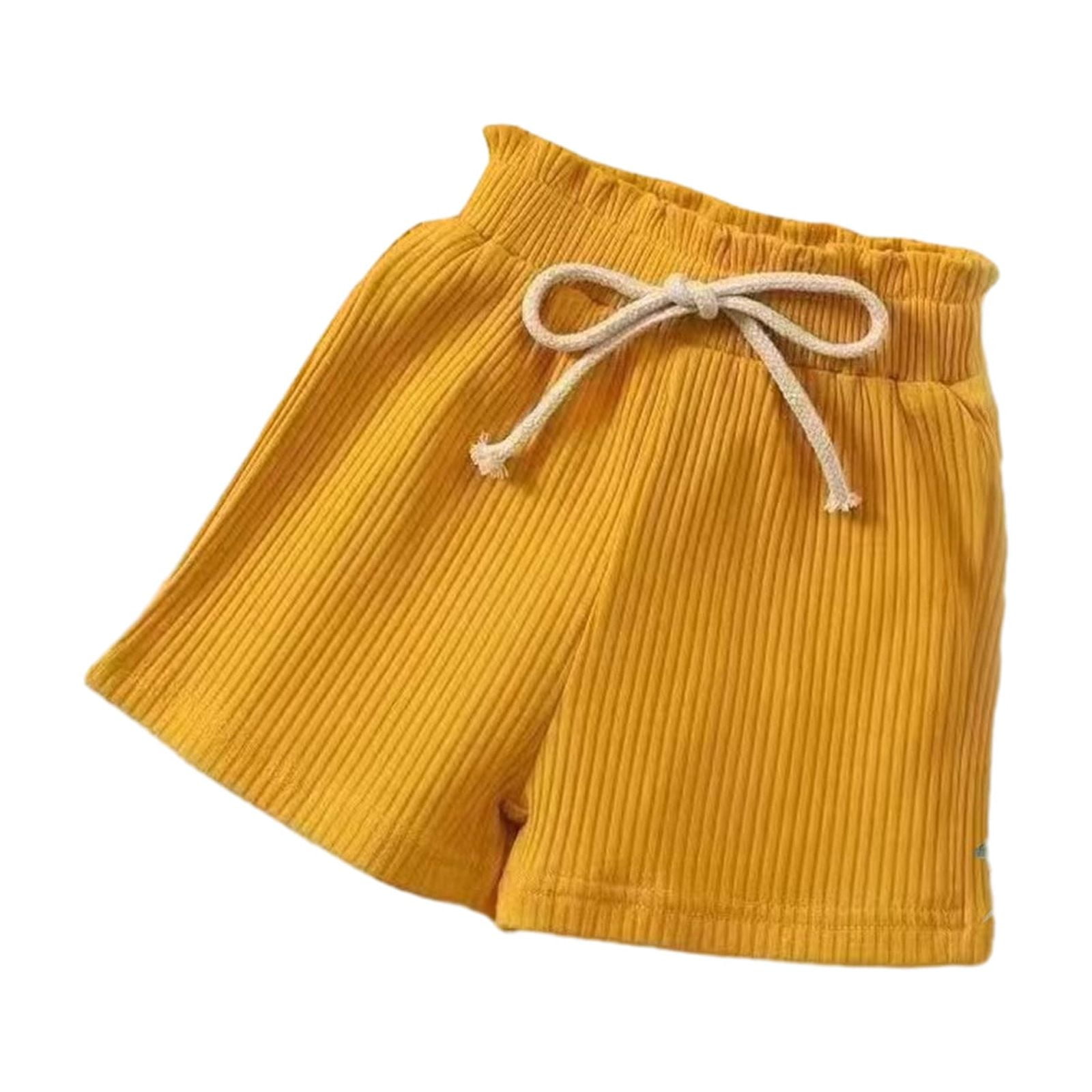 Mitankcoo Girls Drawstring Shorts - Summer Lightweight Casual Shorts ...