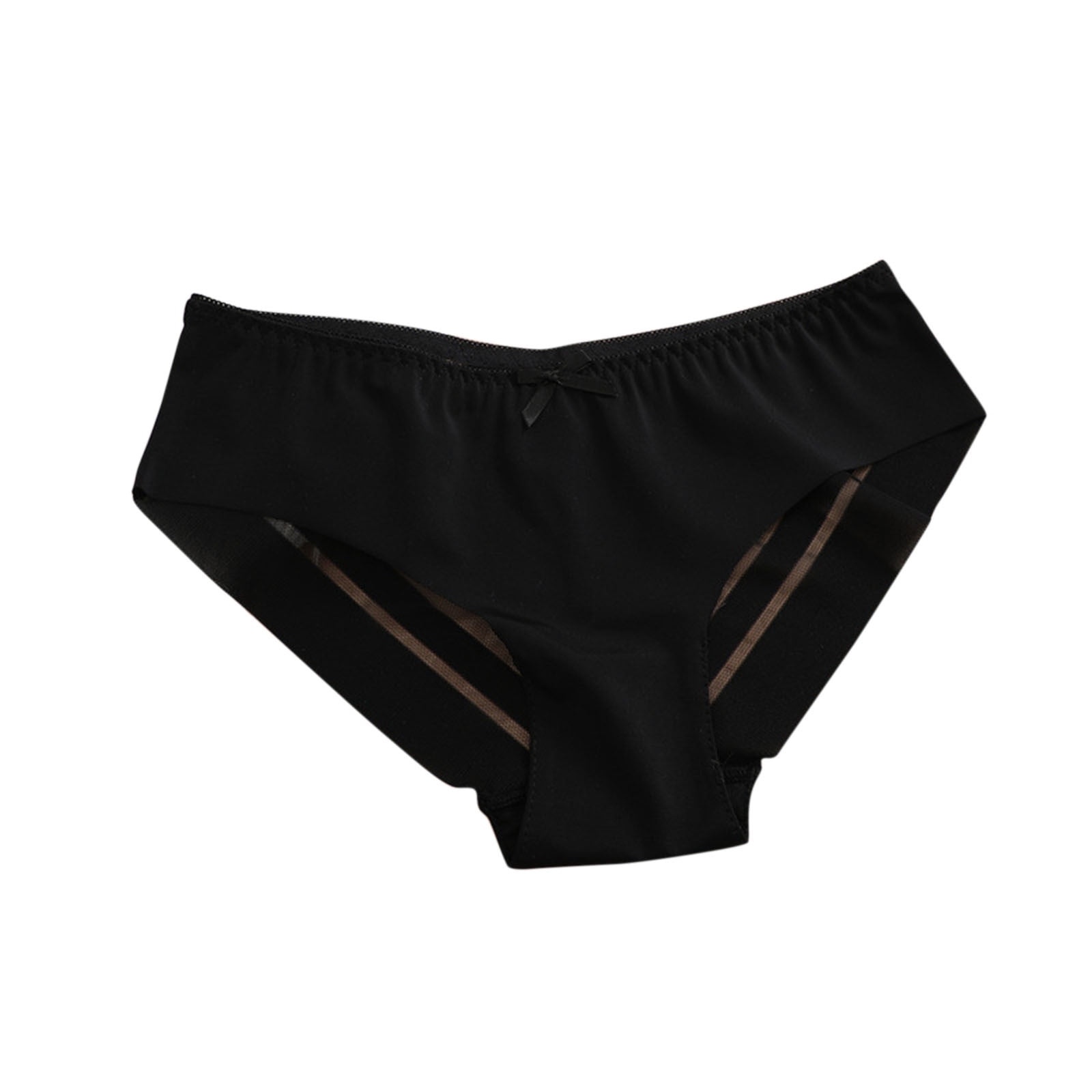 Mitankcoo Ladies Brief Underwear High Waisted Sheer Panties Full