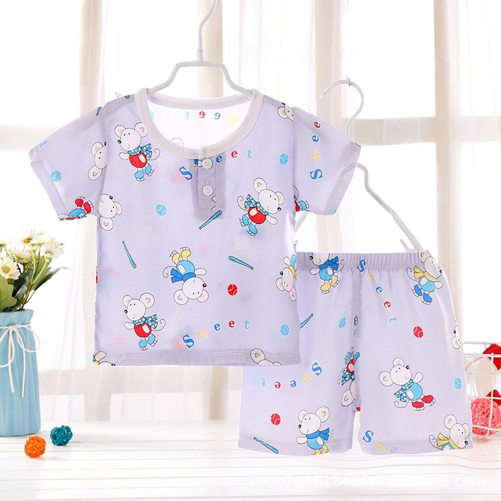 Mitankcoo Toddler Boys Summer Pajamas Set - Little Boy Pj Set Kids ...