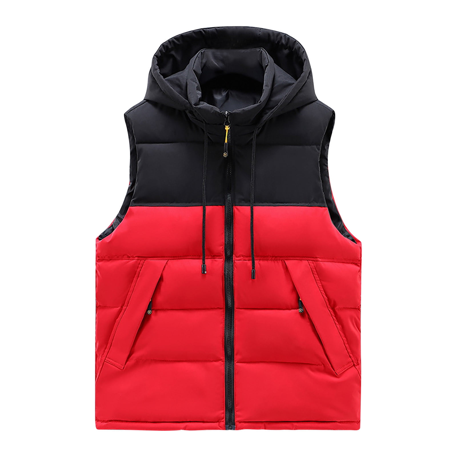 Ugoldhm Womens Quilted Puffer Vest Jacket Thicken Winter Vest Warm