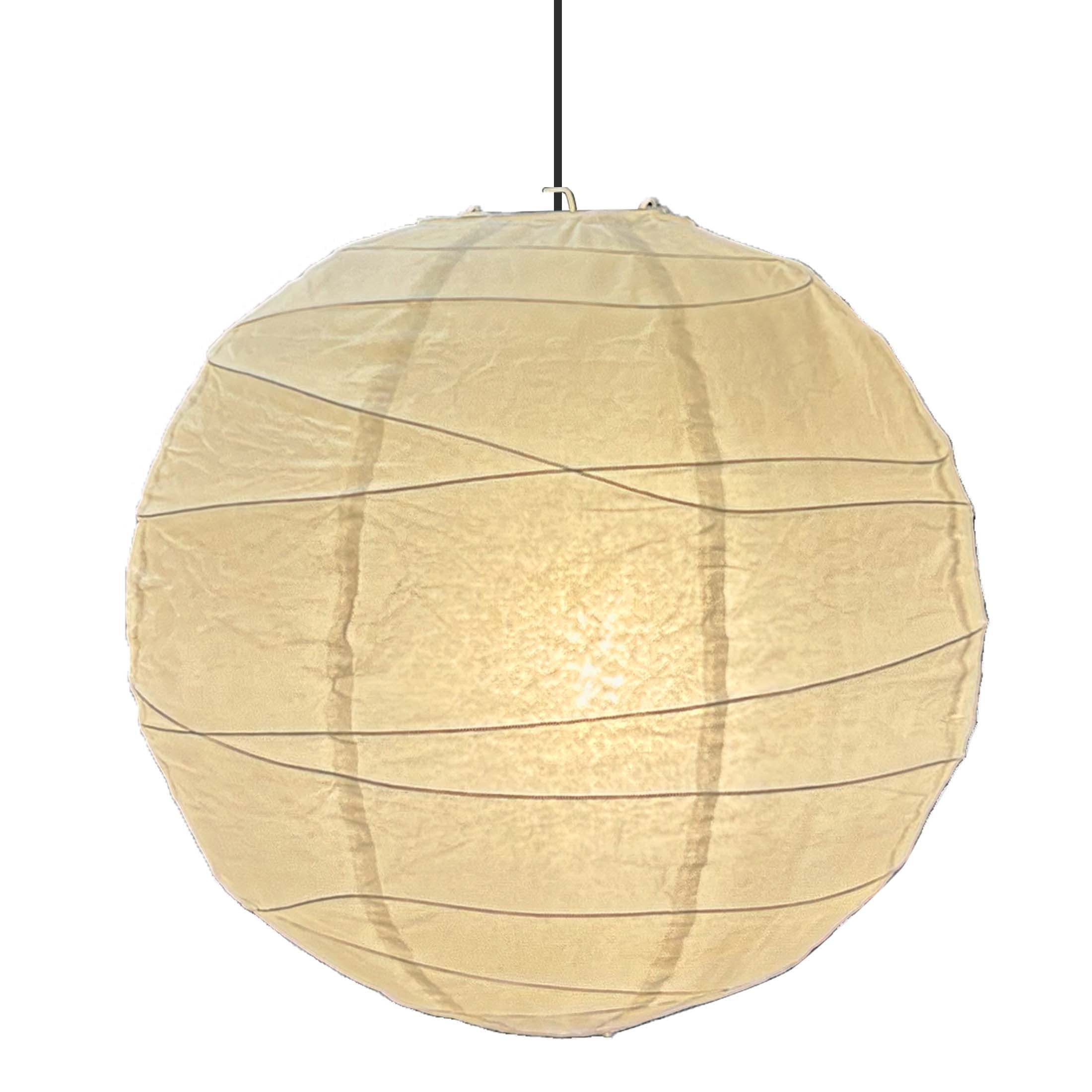 Mitavade 15" Globe Lamp Shades Boho Large Paper Lanterns 1PCS Home ...