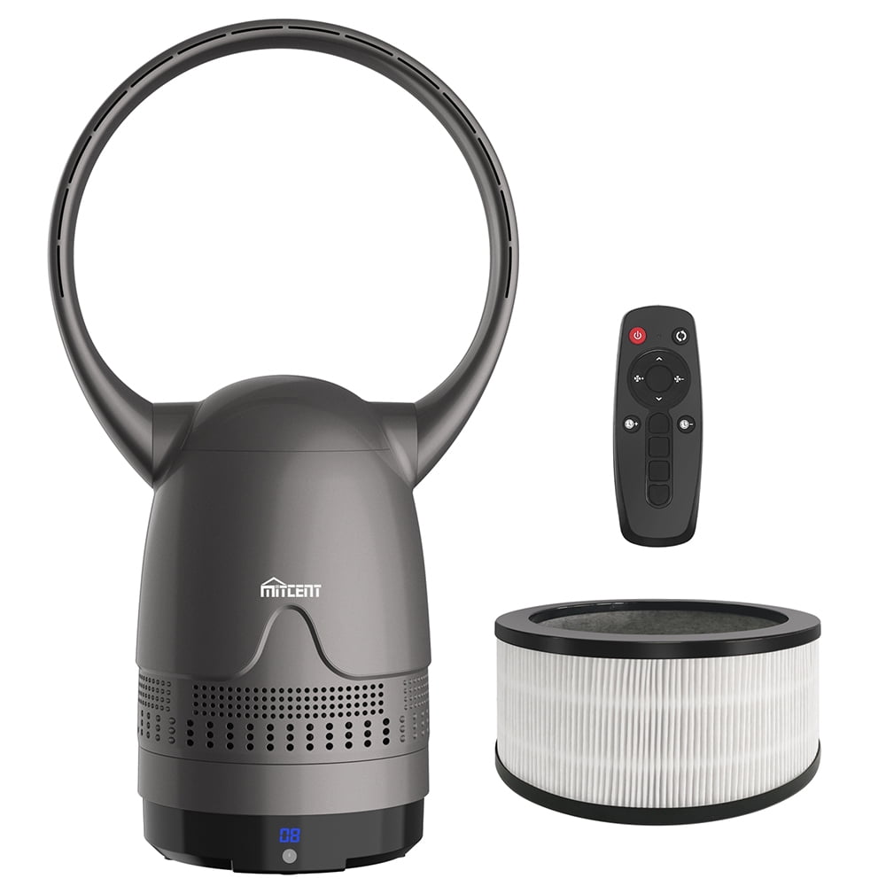 Mitcent 36in Bladeless Tower Fan MT1004G - Filter, Remote Control ...