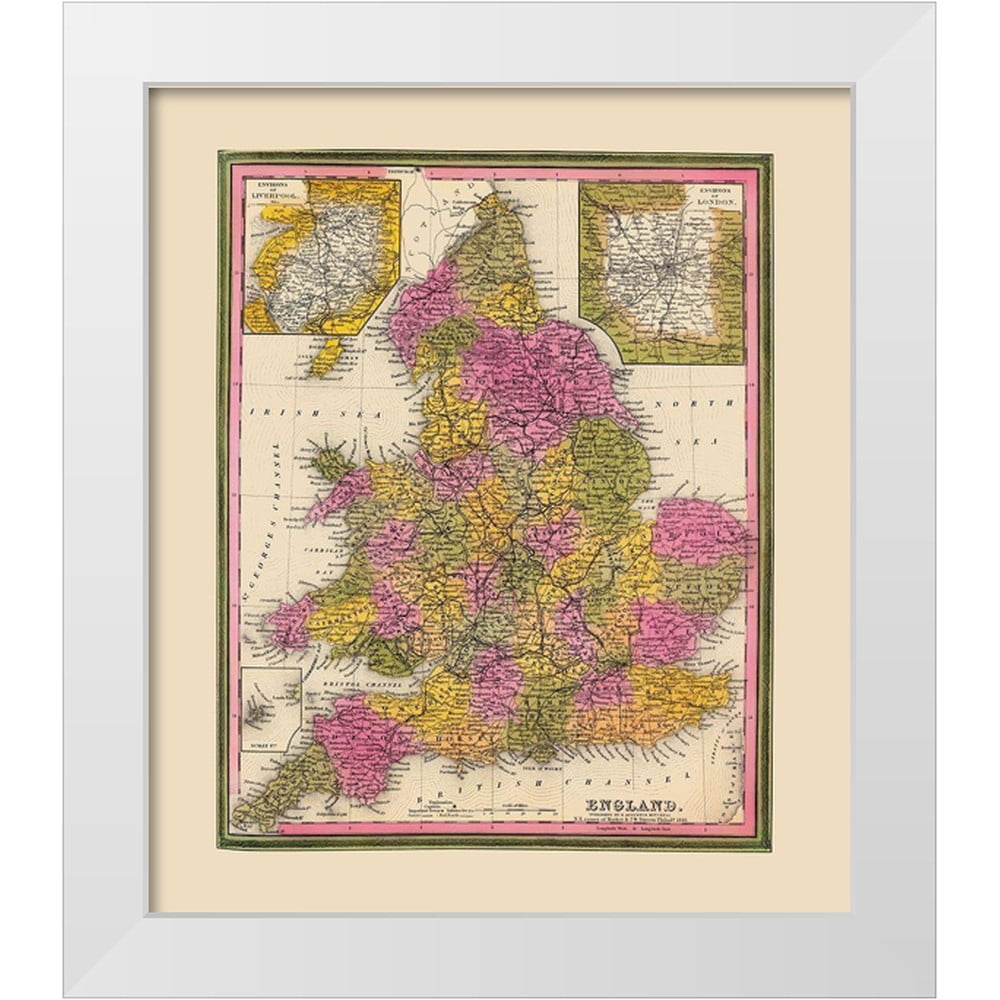 Mitchell 20x23 White Modern Wood Framed Museum Art Print Titled - Great ...