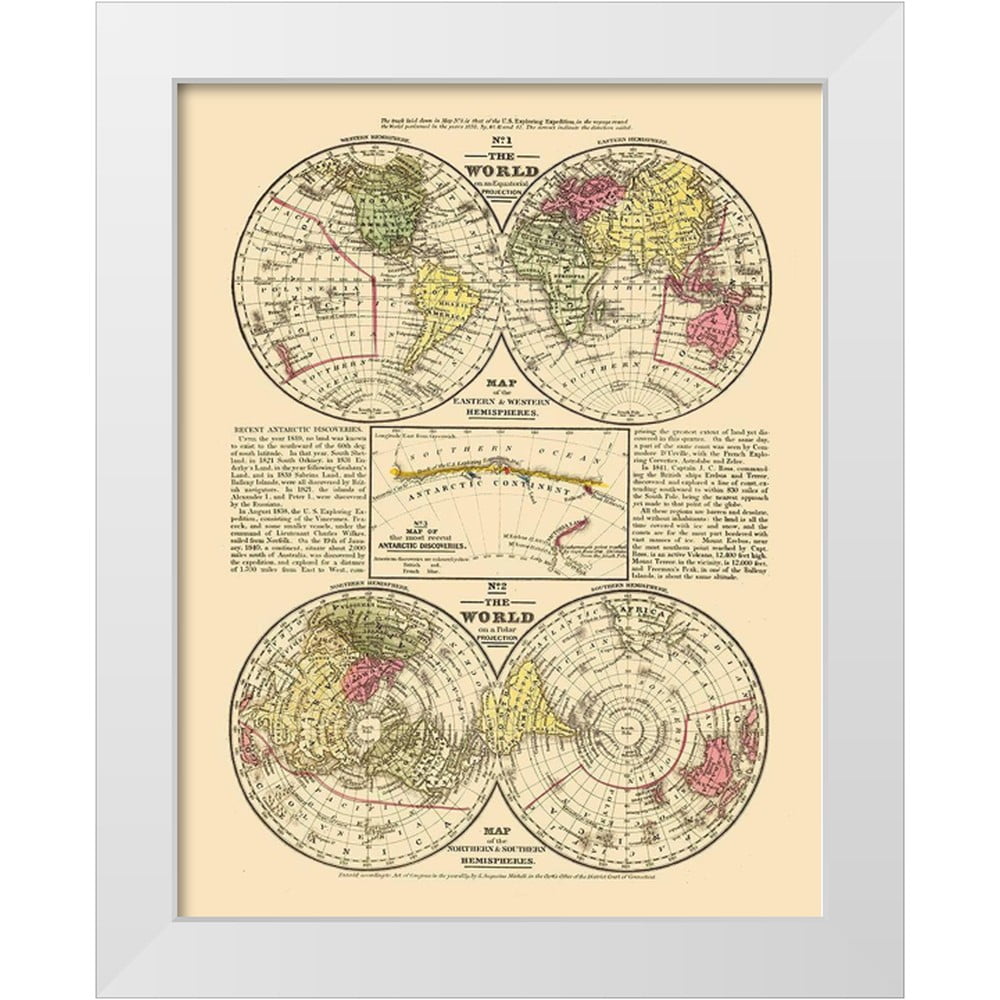 Mitchell 26x32 White Modern Wood Framed Museum Art Print Titled ...