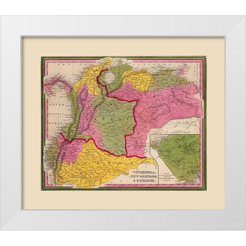 Mitchell 30x26 White Modern Wood Framed Museum Art Print Titled ...