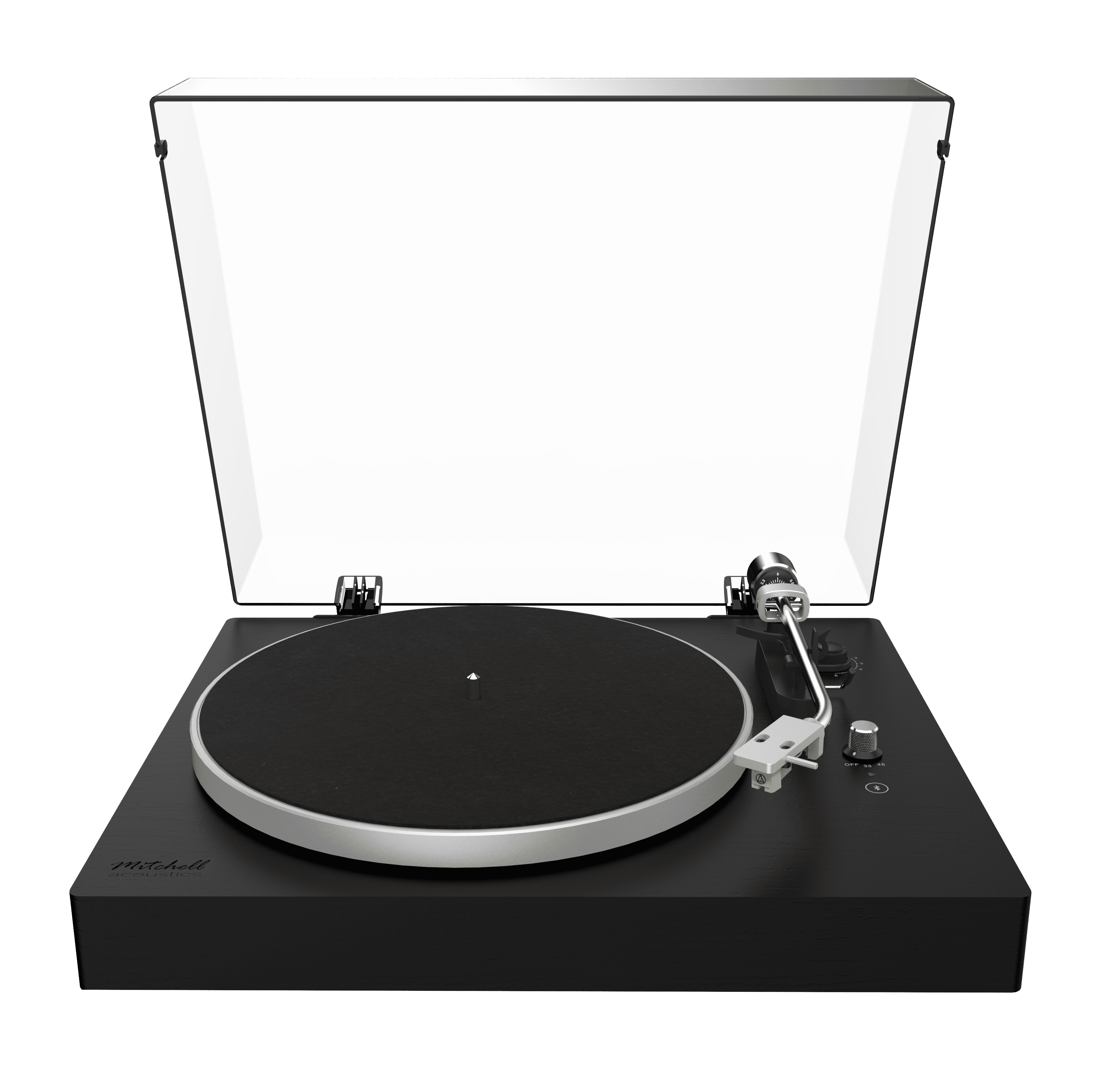 Mitchell Acoustics Belt Drive USB and Bluetooth Turntable TT2 - Black ...