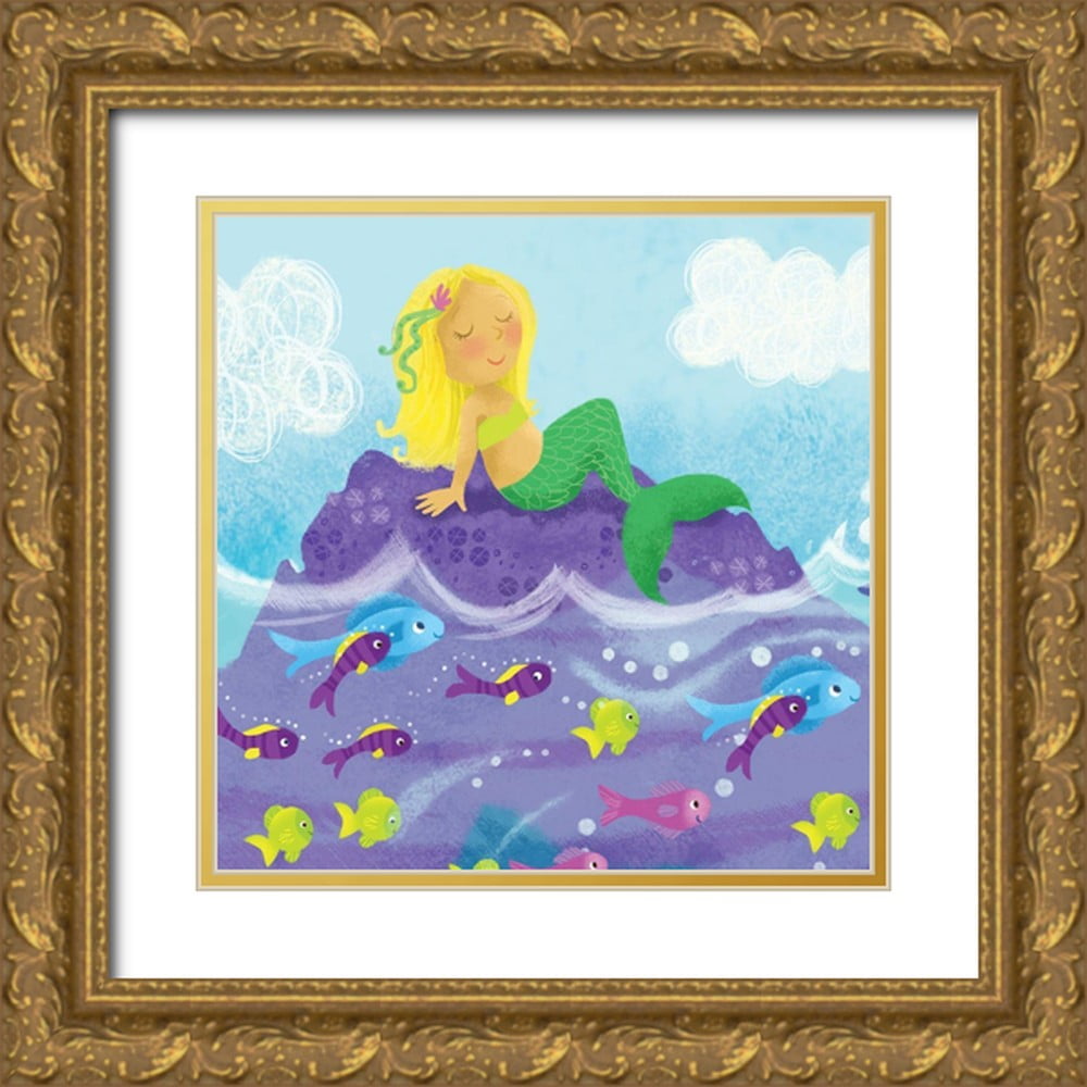 Mitchell, Melanie 26x26 Gold Ornate Wood Framed with Double Matting ...