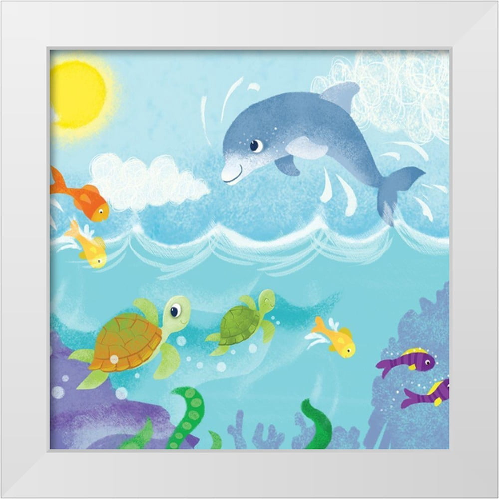 Mitchell, Melanie 26x26 White Modern Wood Framed Museum Art Print ...