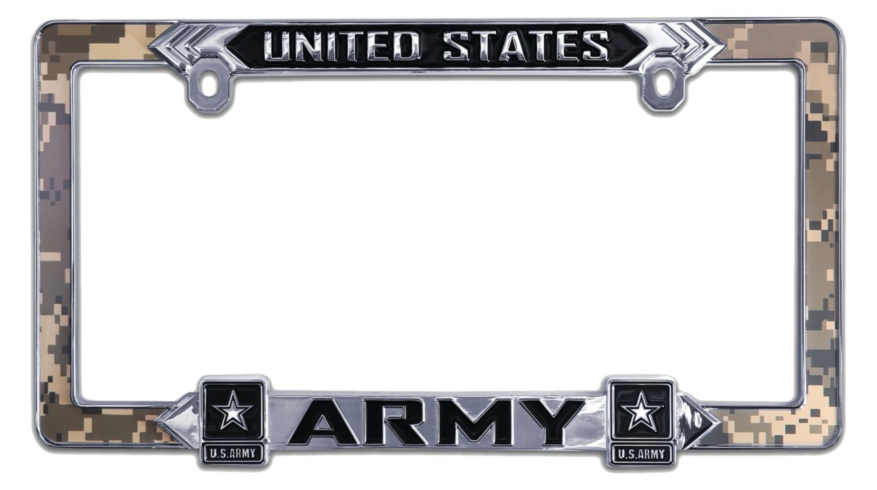 Mitchell Proffitt US Army 3D Camo Metal License Plate Frame - Walmart.com