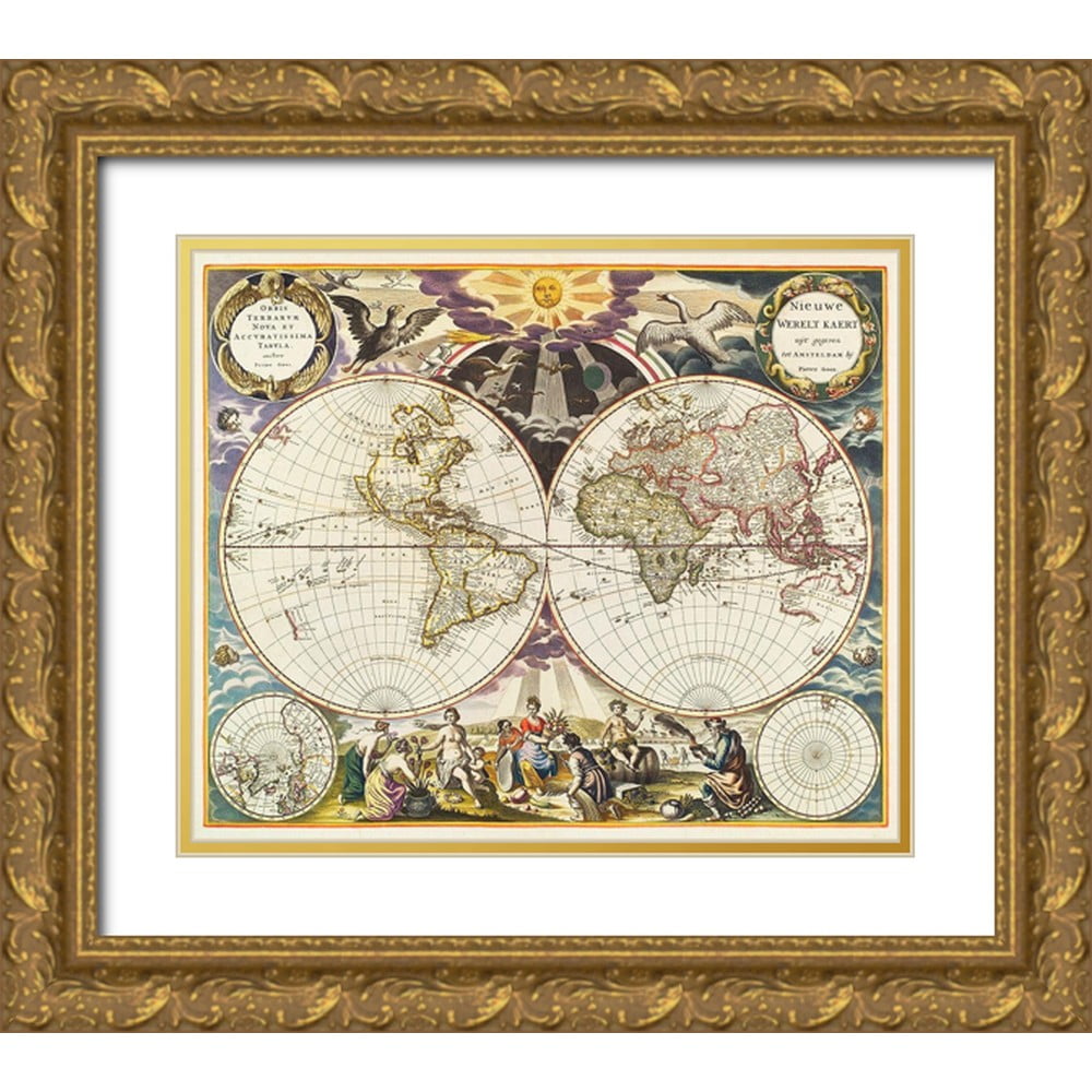 Mitchell, Samuel Augustus 17x15 Gold Ornate Wood Framed with Double Matting Museum Art Print ...