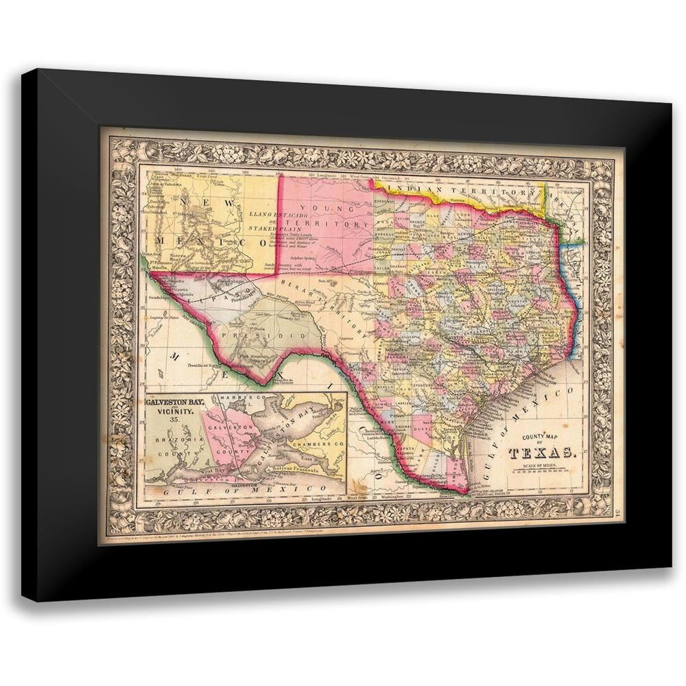 Mitchell, Samuel Augustus 18x15 Black Modern Framed Museum Art Print ...