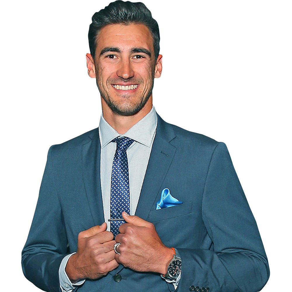 Mitchell Starc (Blue Suit) Half Body Buddy Cutout - Walmart.com