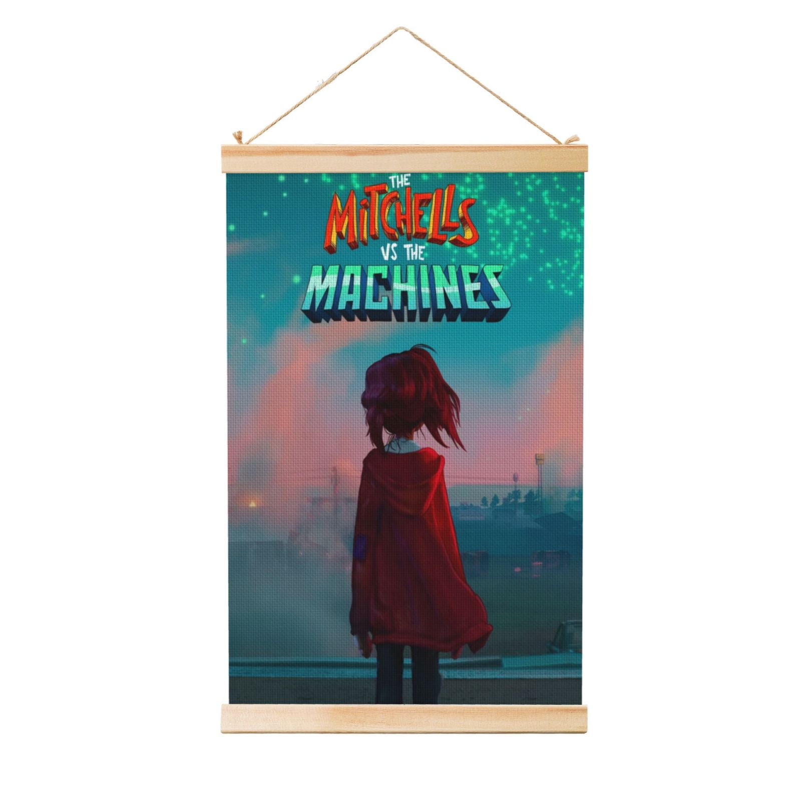 The Mitchells Vs Machines Posters Wall Hanging Wooden Shaft Poster Wall ...