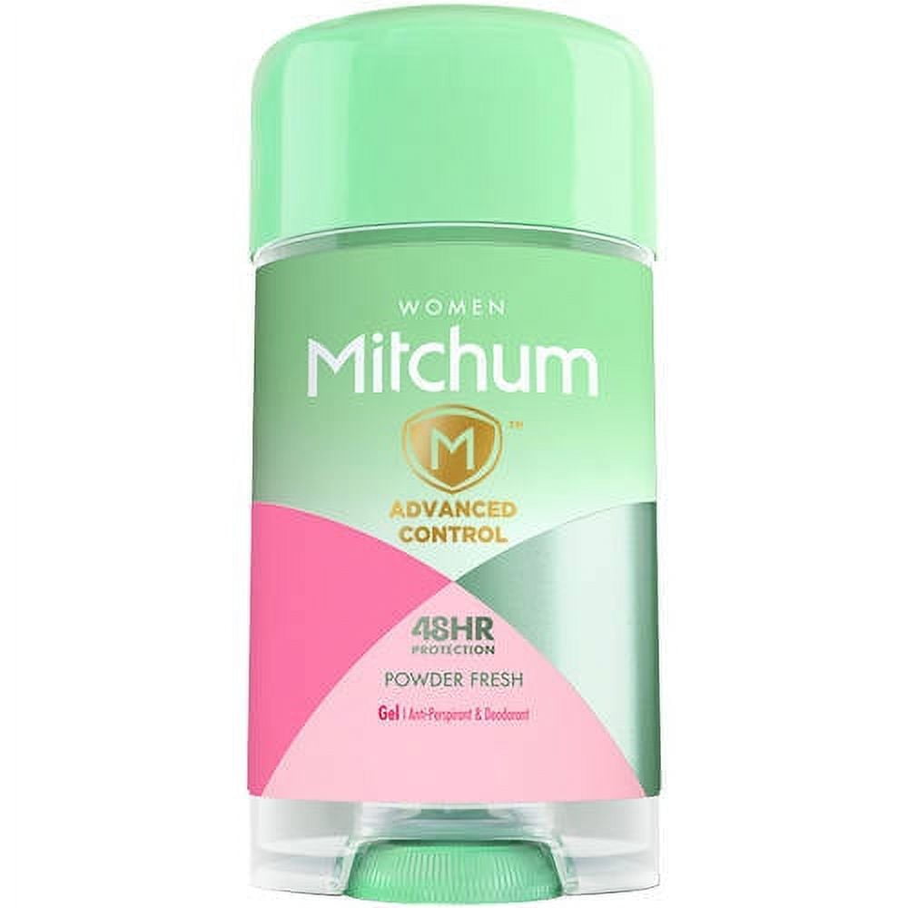 Mitchum Clear Gel Antiperspirant & Deodorant, Powder Fresh, 2.25 Oz ...