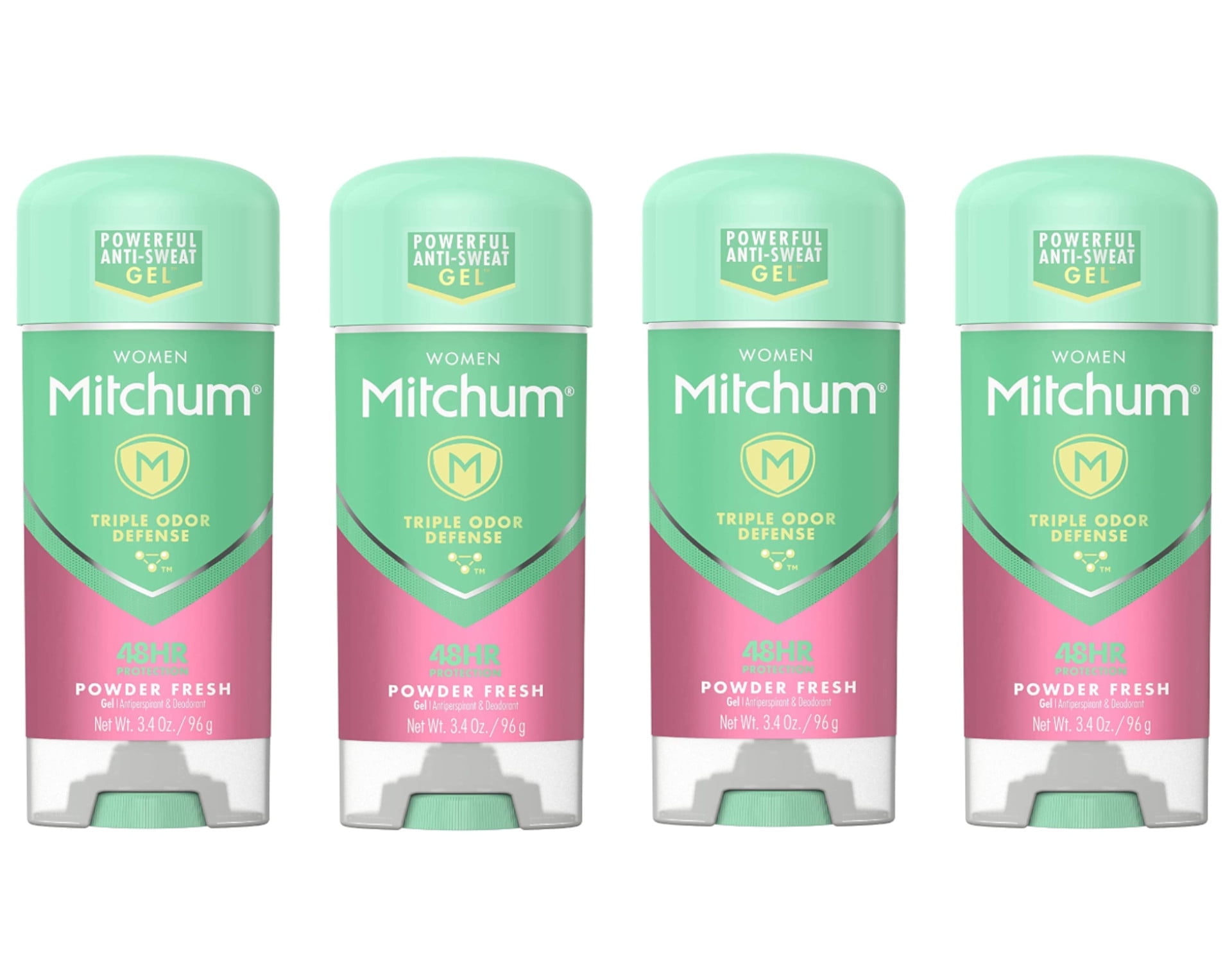 Mitchum Women's Anti-Perspirant Deodorant Clear Gel, Powder Fresh, Odor ...