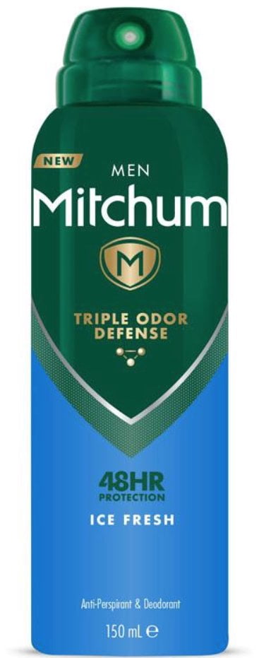 Mitchum Ice Fresh Antiperspirant & Deodorant Spray 150 ml - Walmart.com