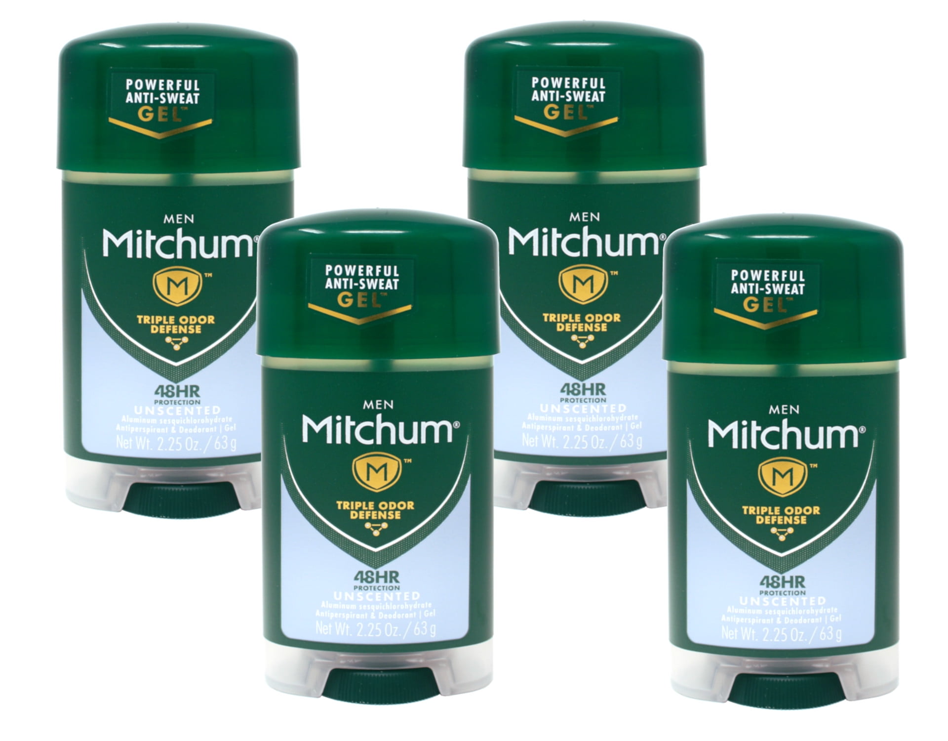 Mitchum Power Gel Anti-Perspirant Deodorant Unscented 2.25 oz (Pack of ...