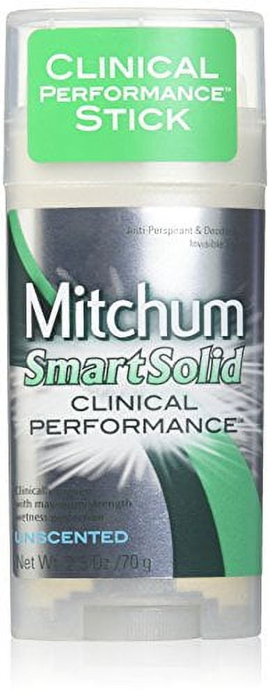 Mitchum SmartSolid Clinical Performance Stick 2.5oz (Pack of 2 ...