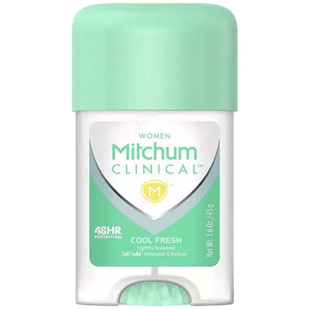 Mitchum Women Clinical Soft Solid Antiperspirant and Deodorant, Cool Fresh, 1.6oz - Walmart.com