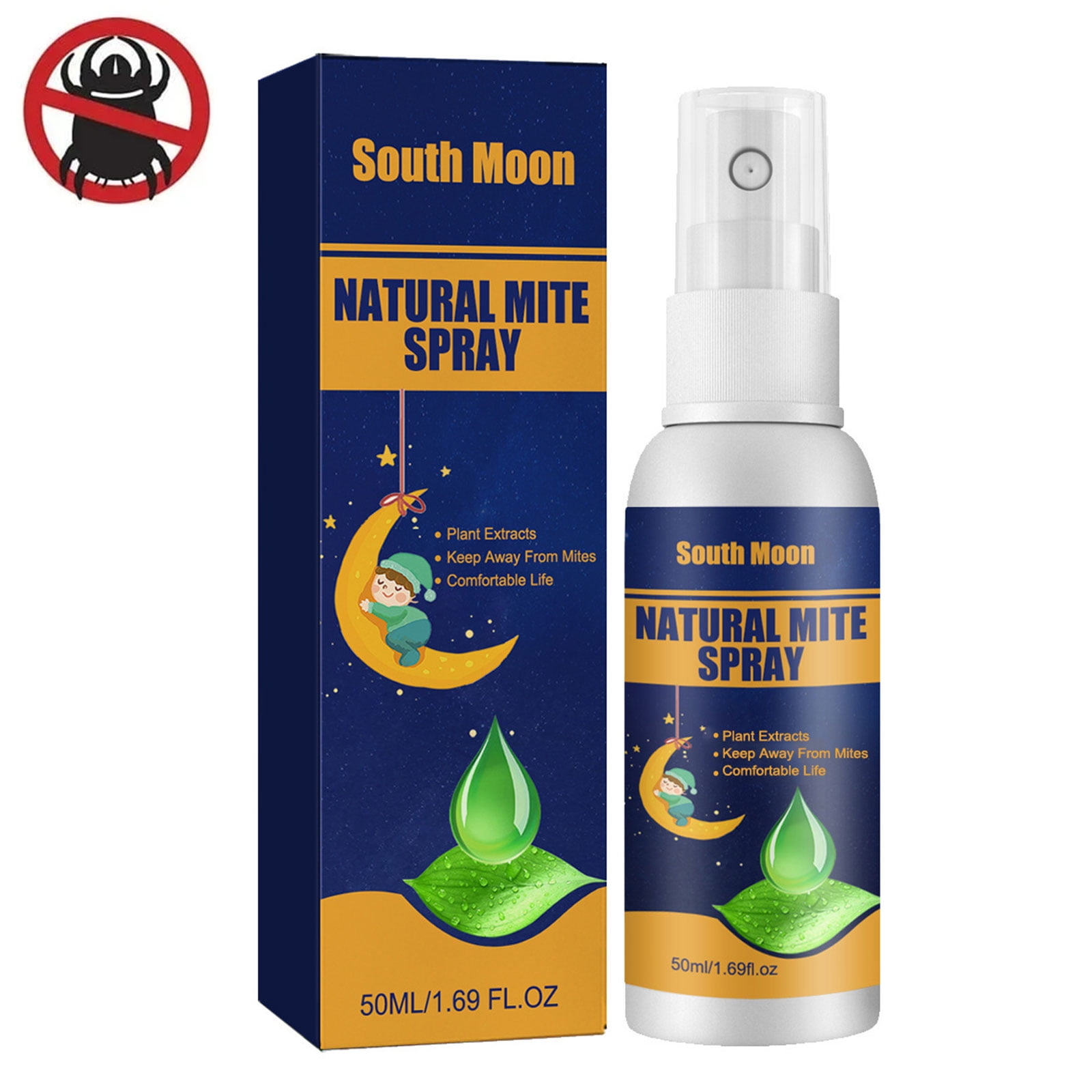 Mite Killer Spray, Bed Bug & Dust Mite Killer Natural Spray, Removes ...