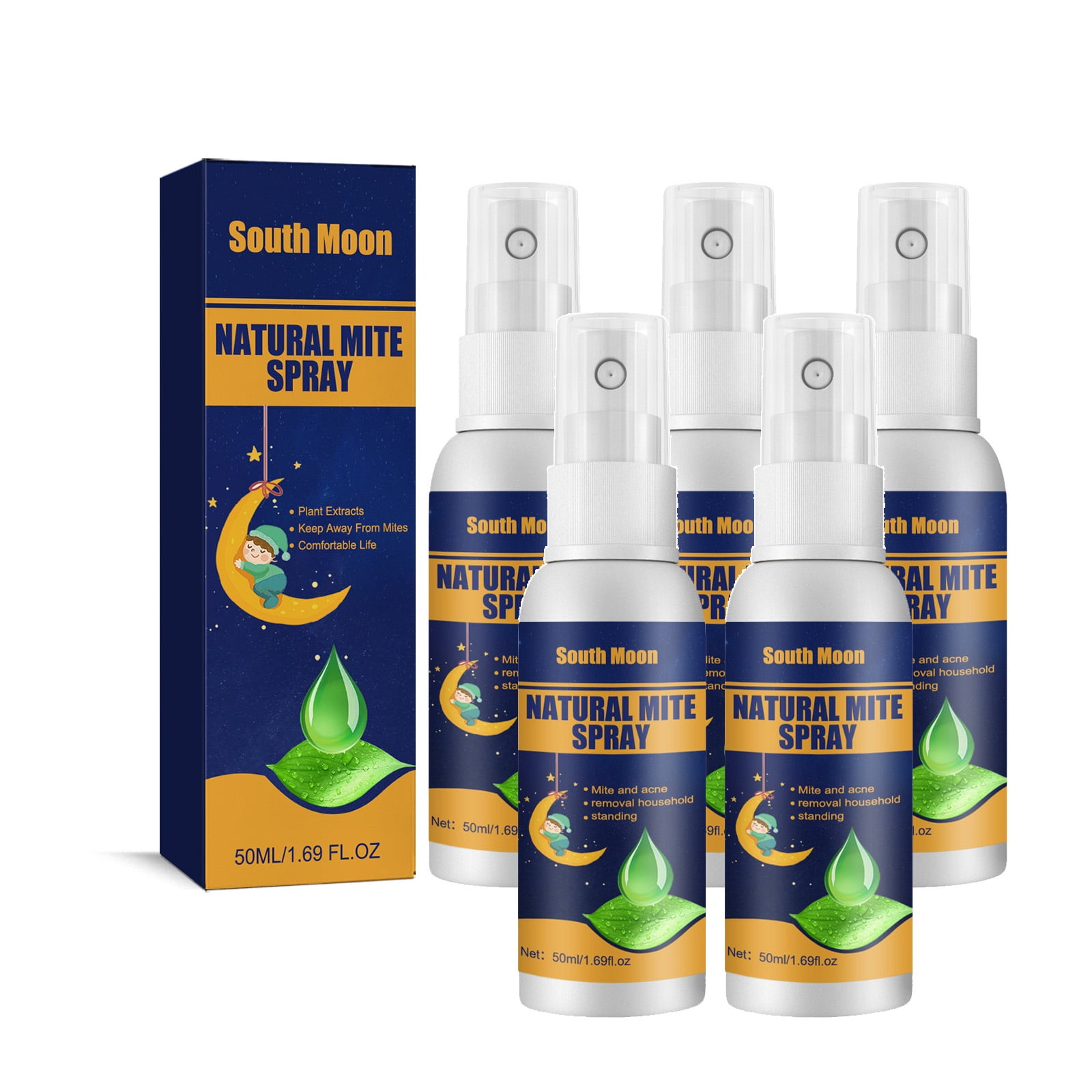 Mite Killer Spray Gently Eliminate Dust Mites,Bed Bug Spray,Removes ...