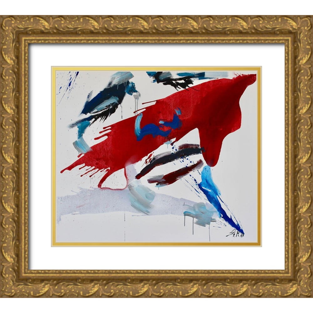 Miteff, Stefan 17x15 Gold Ornate Wood Framed with Double Matting Museum ...