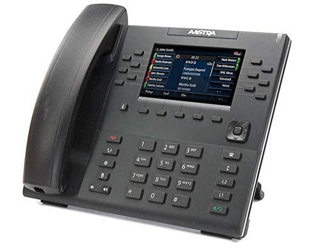 Mitel Aastra 6869i 12 Key Gigabit SIP Telephone with Color Display ...