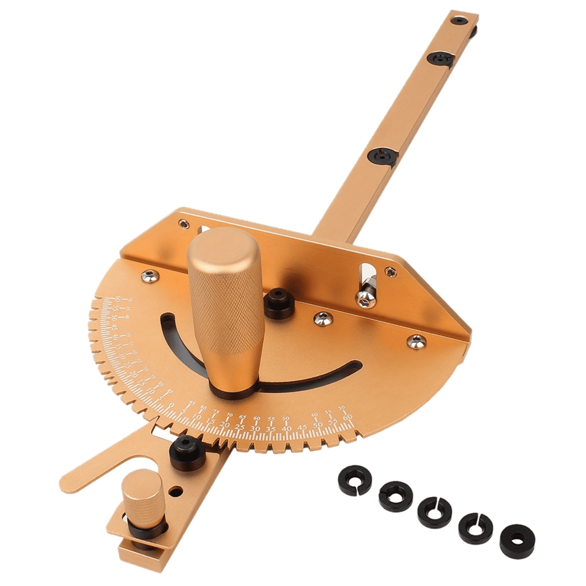 Miter Gauge Aluminum Alloy Handle Benche Table Saw Router Miter Gauge ...