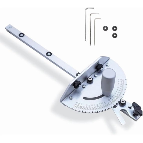 Miter Gauge, Miter Gauge with 27 Angle Stops, Miter Fence with 45 ...