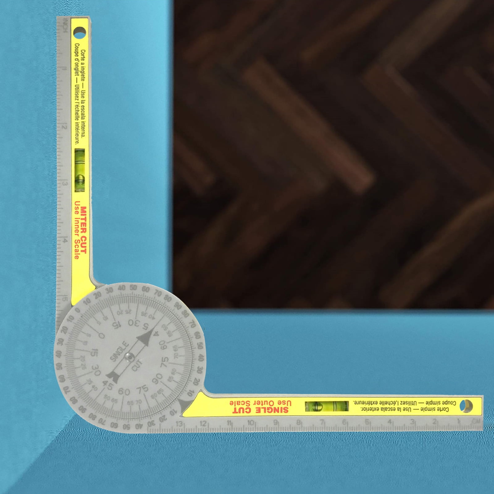 Miter Saw Protractor 7Inch Aluminum Protractor Angle Finder Featuring ...