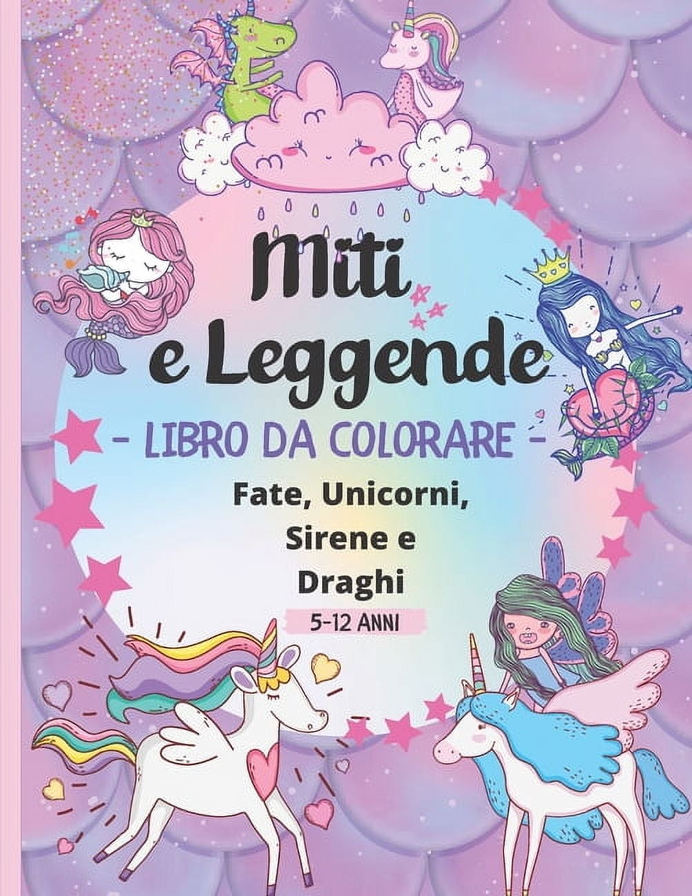 Miti e Leggende Libro da Colorare 5-12 Anni: 60 Bellissime immagini da ...