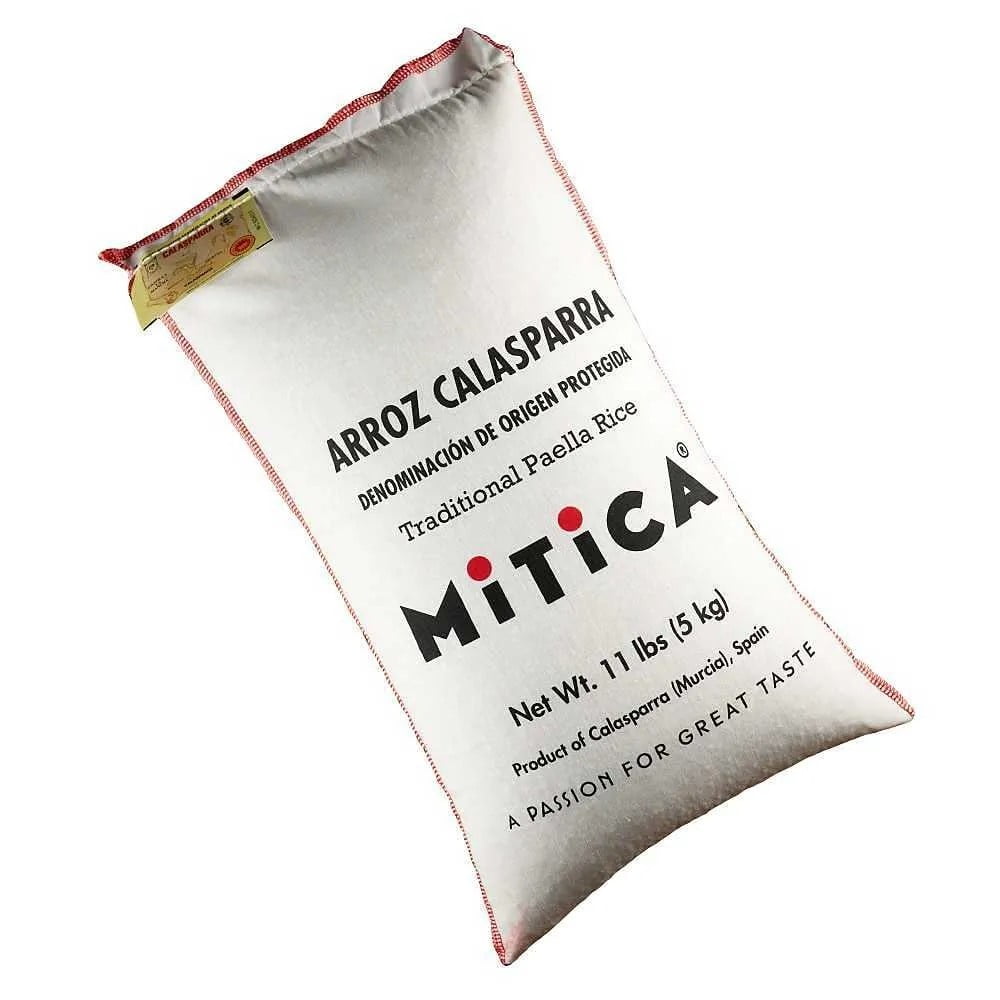 Mitica Bomba Spanish Valencia Calasparra Rice DOP, Ideal for Paella, 11 ...