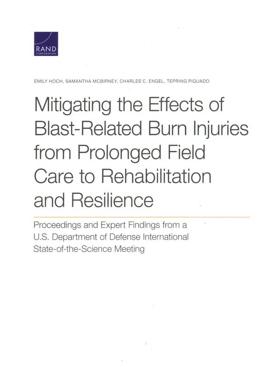 Mitigating the Effects of Blast-Related Burn Injuries from Prolonged ...